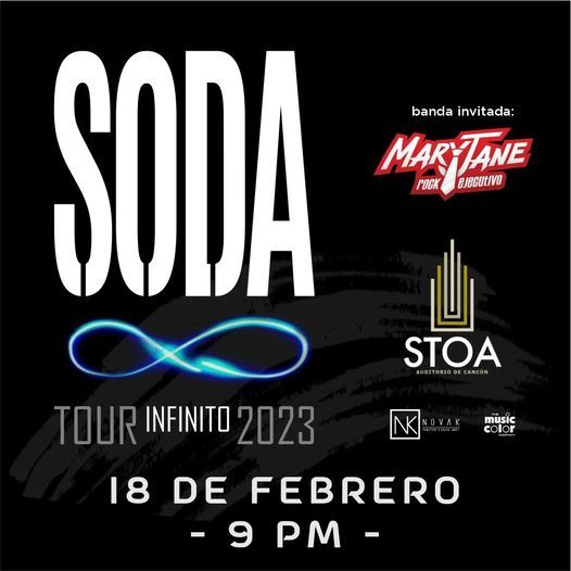 SODA TOUR INFINITO 2023 - Conciertos - Cancun