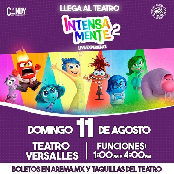 Intensamente 2 Live Experience - Varios eventos - Monterrey